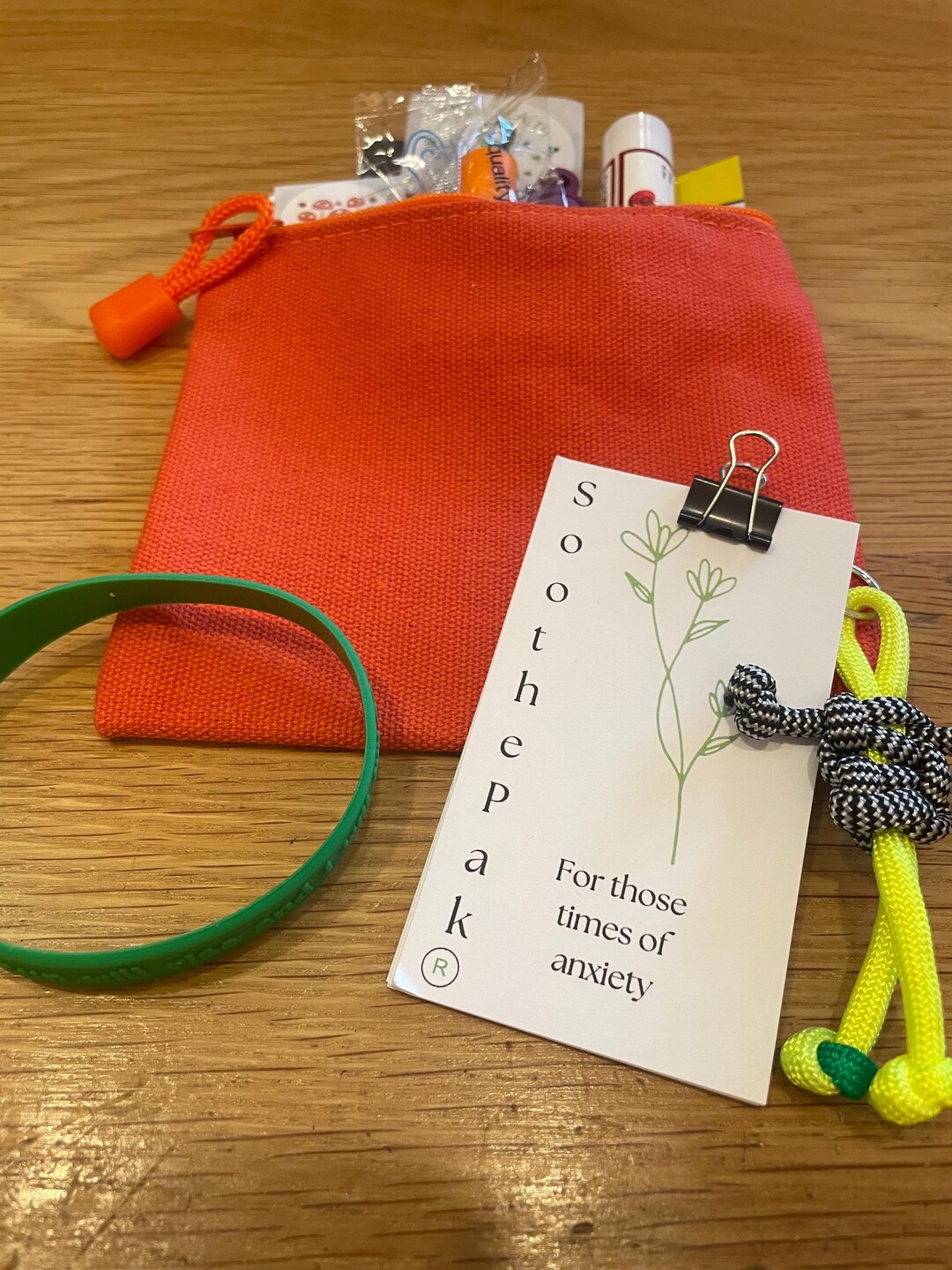 Anxiety Relief Kit | Orange Canvas | Soothepak | Mental Health Self ...