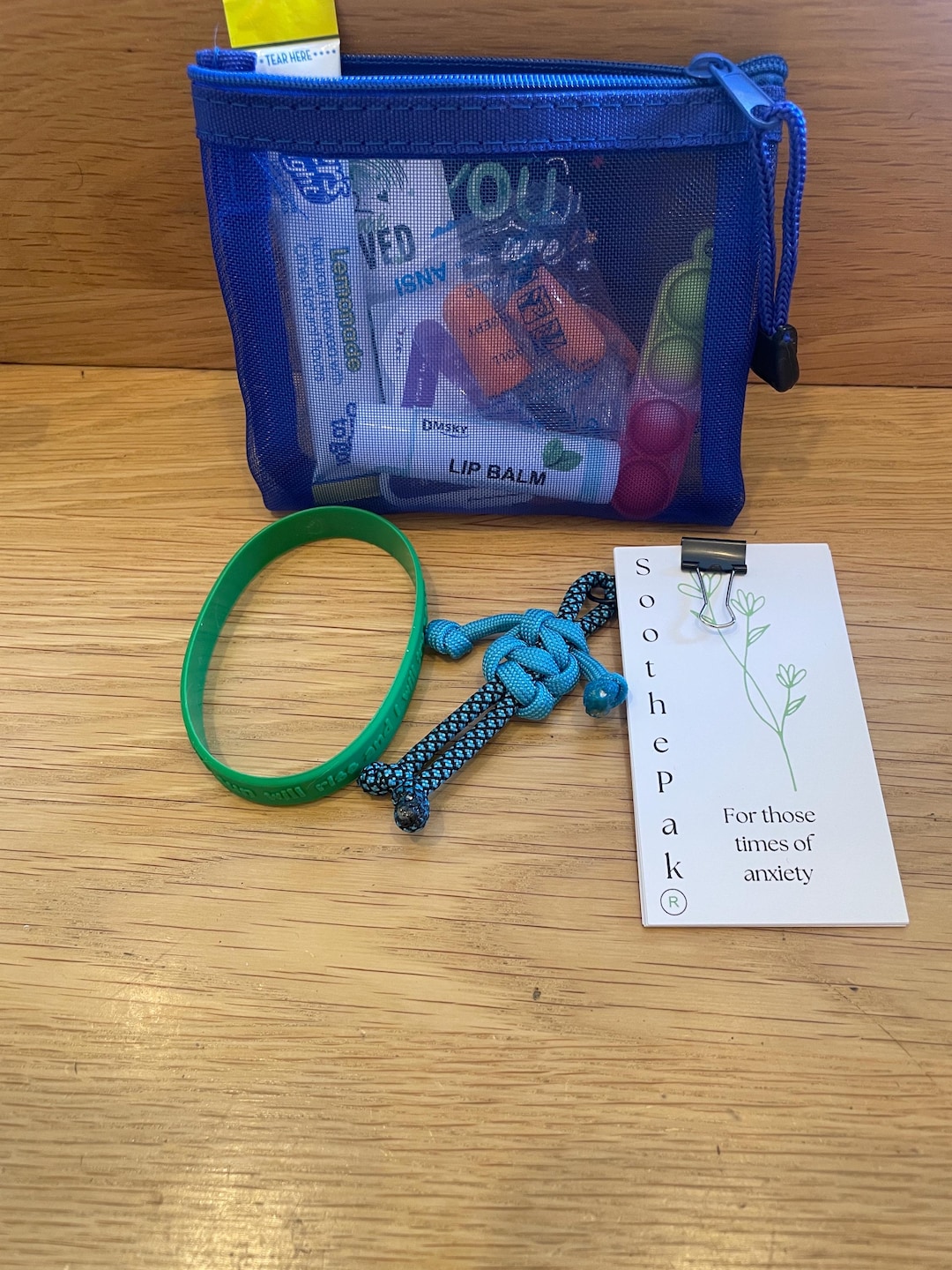 Anxiety Relief Kit | Blue | Soothepak | Mental Health Self-care Gift ...
