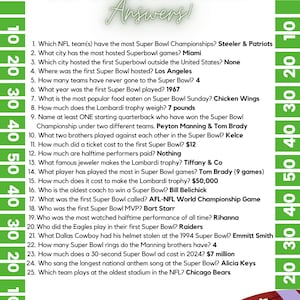 Super Bowl Trivia Game, Football Trivia, Trivia Game Sports, Download ...