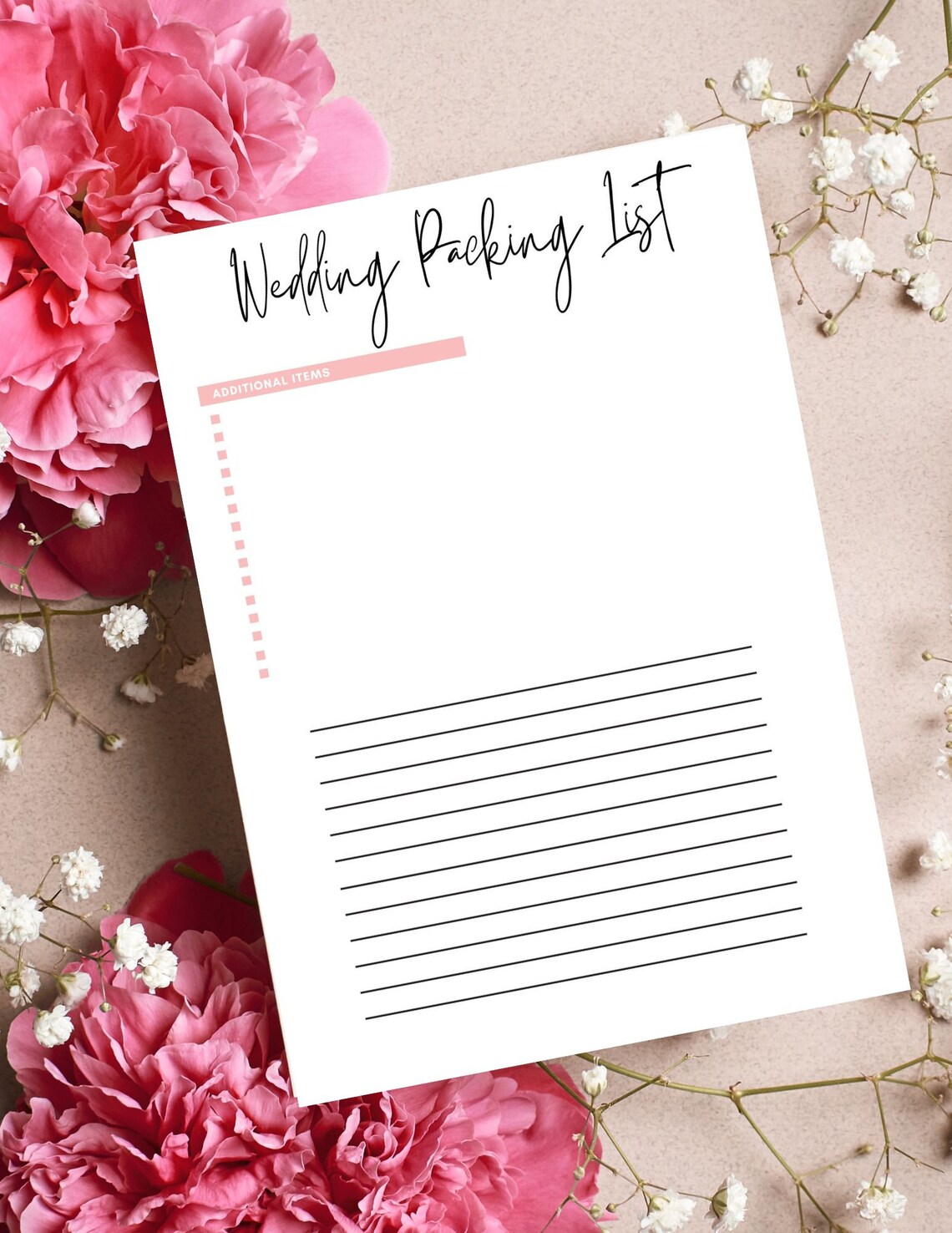 Wedding Packing List, PDF File, Easy Download, Packing List - Etsy