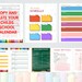 School Year Calendar Crayon Color, Planner for Stay at Home, Start-up ...