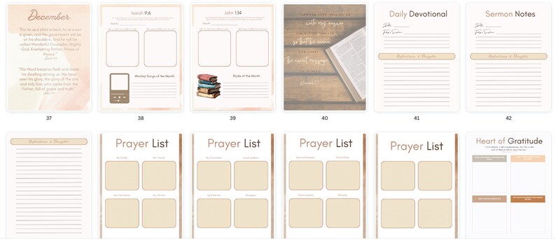 2024 Prayer & Faith Journal, PDF, Printable, Jesus Lover, Daily ...