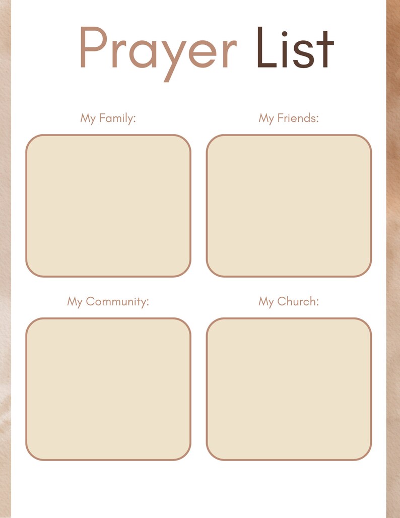 2024 Prayer & Faith Journal, PDF, Printable, Jesus Lover, Daily ...