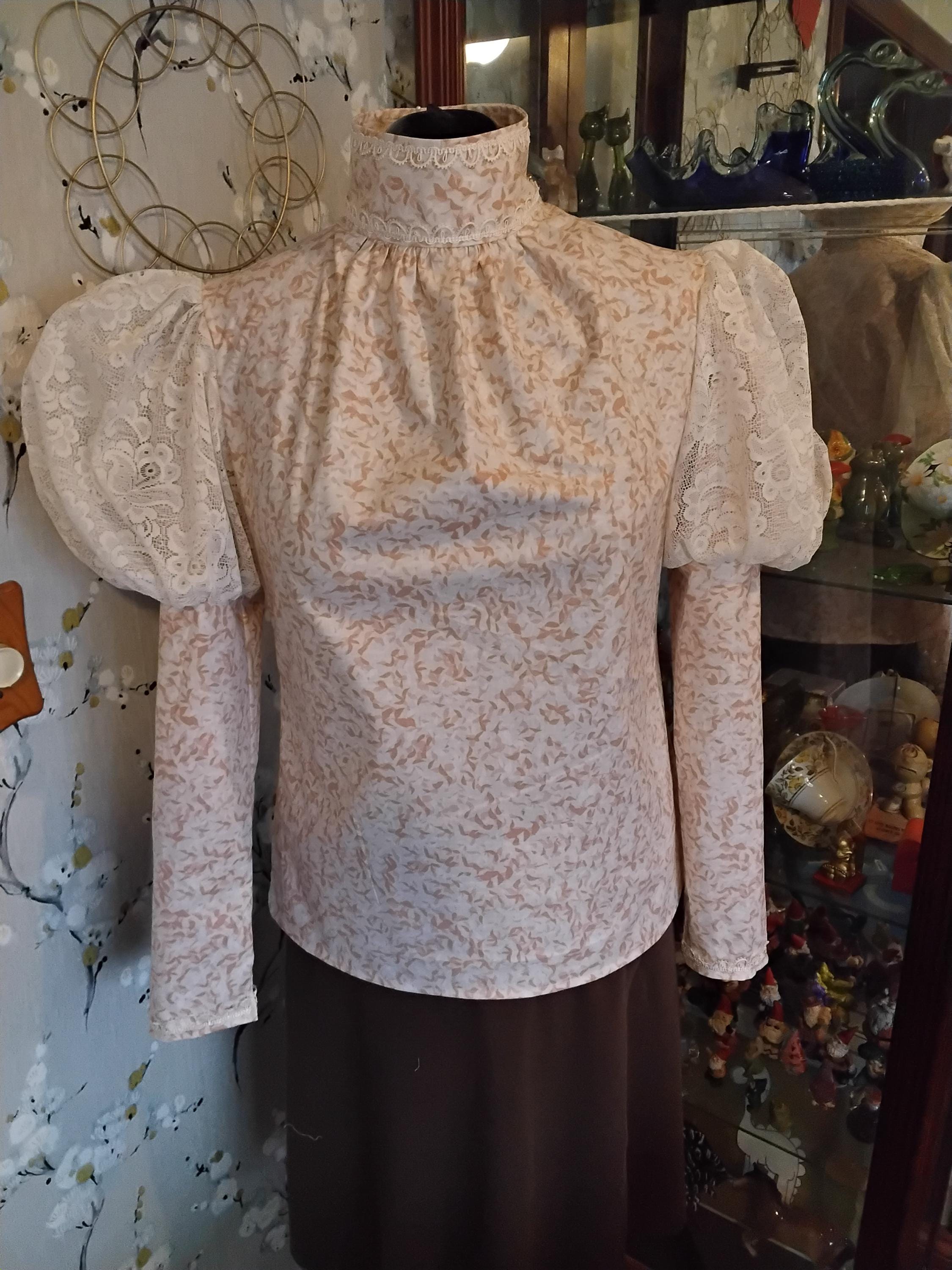 Victorian Puff Sleeve Blouse - Etsy