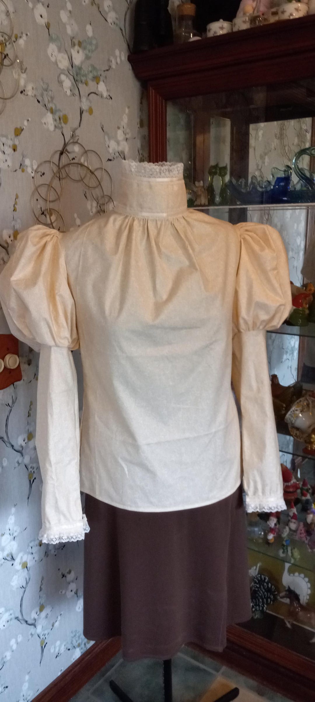 Victorian Puff Sleeve Blouse - Etsy