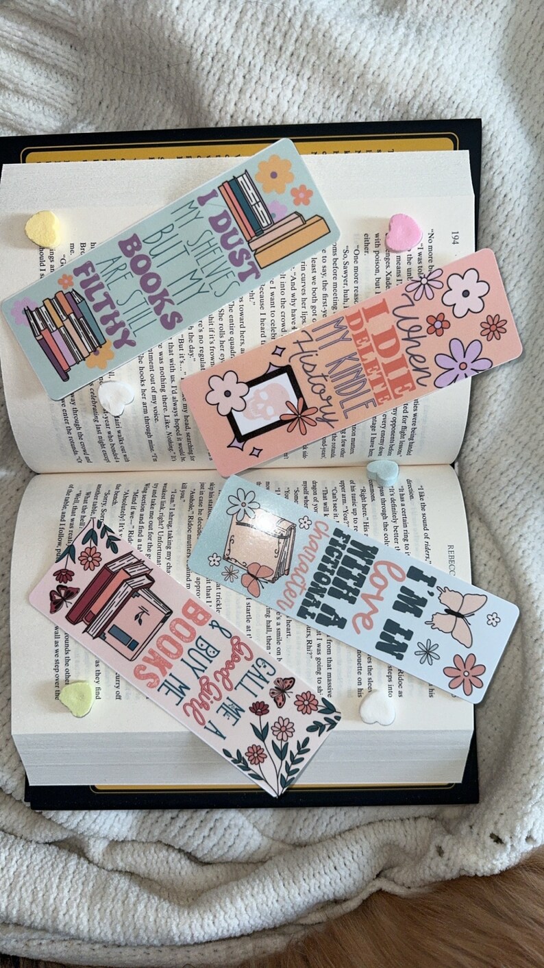 Fictional Bookmarks - Etsy
