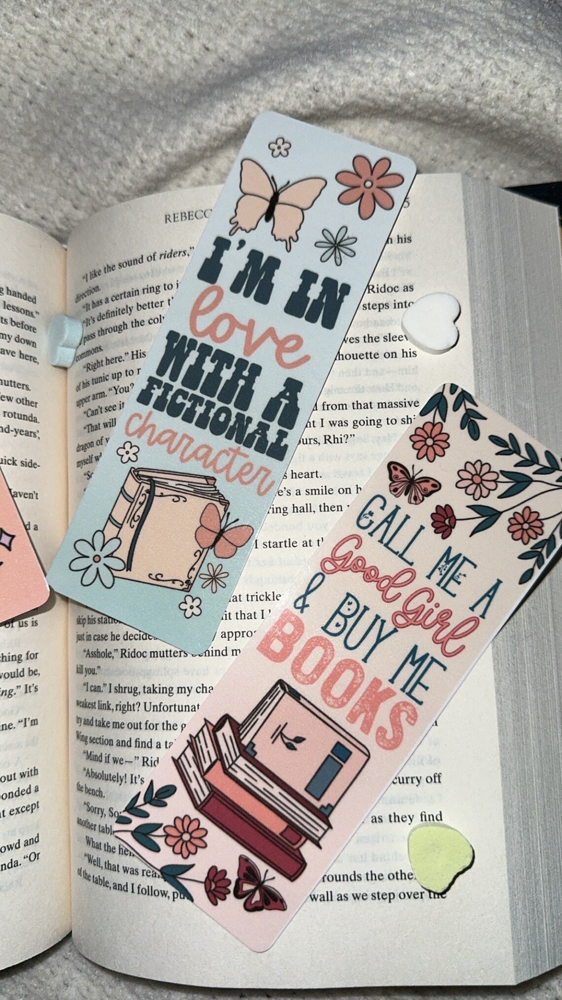 Fictional Bookmarks - Etsy