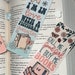 Fictional Bookmarks - Etsy