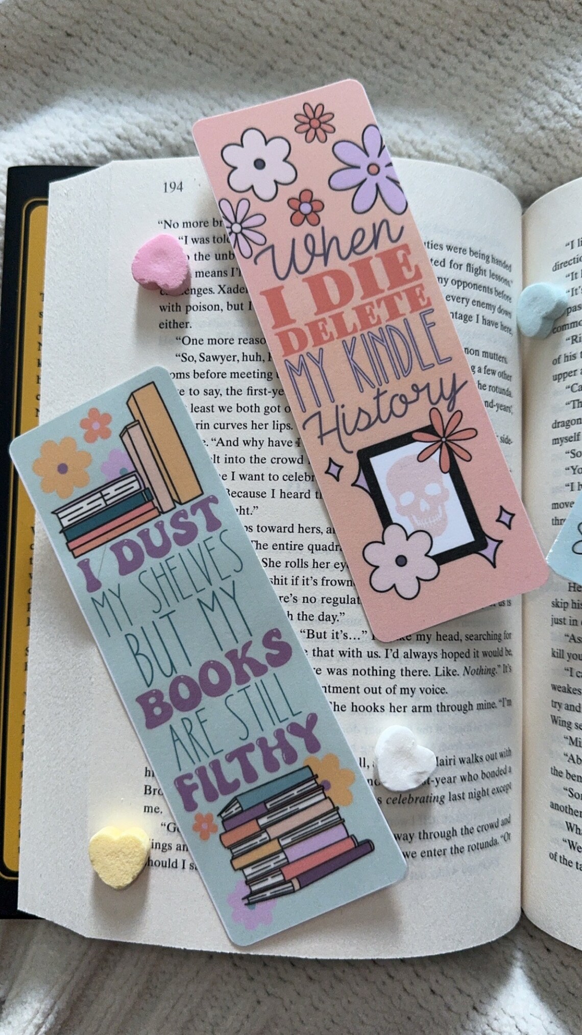 Fictional Bookmarks - Etsy