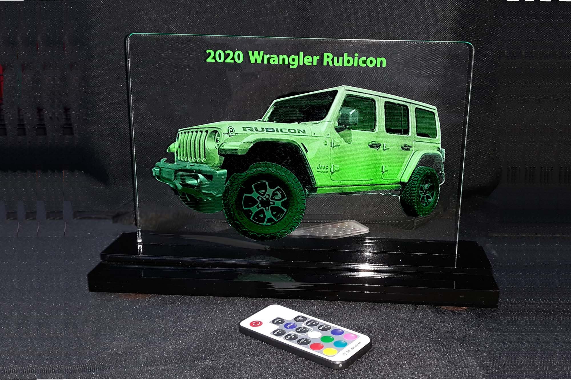 Jeep Wrangler Rubicon Nose Laser Etched LED Edge Lit Sign - Etsy