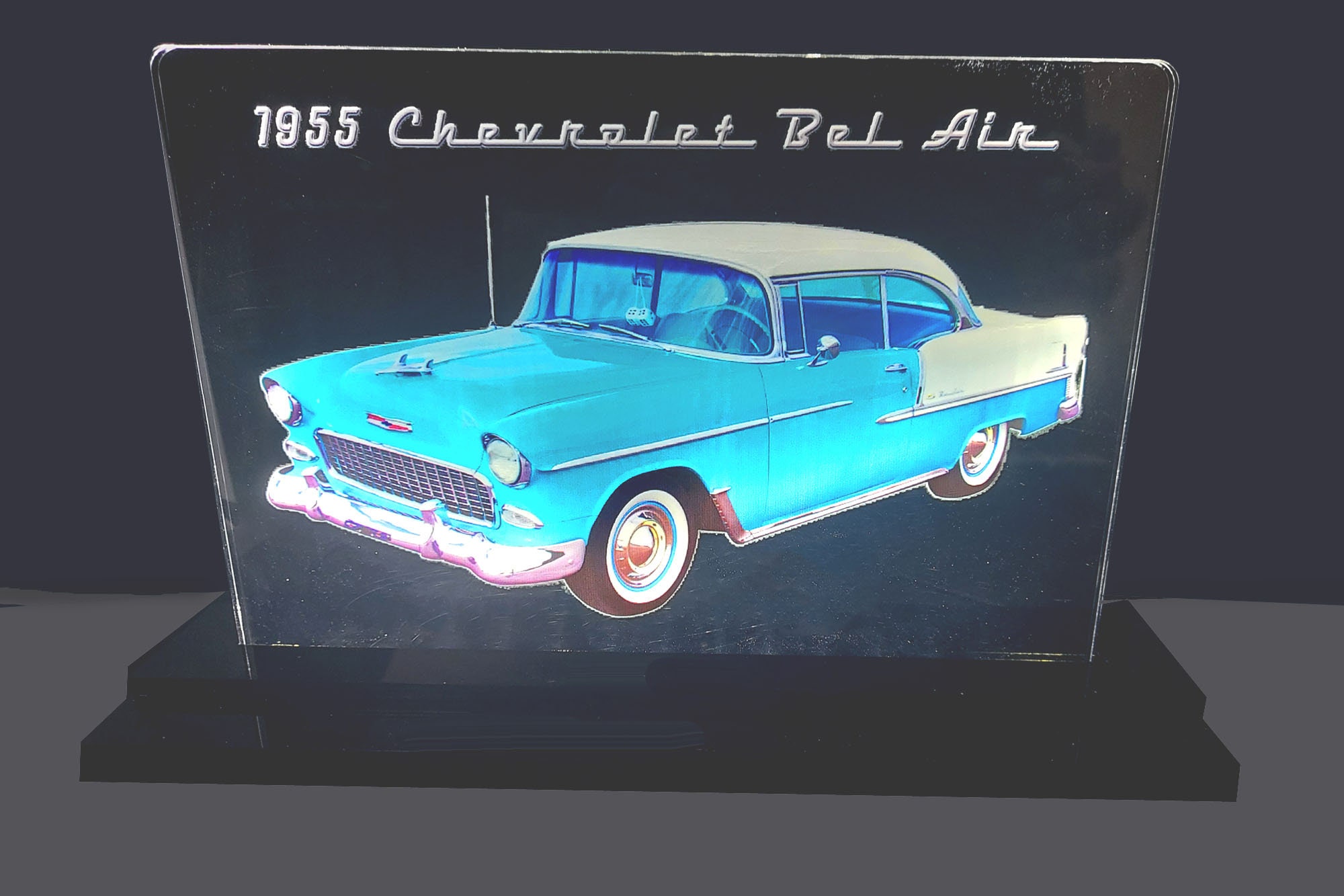 Your Car in Full Color on a UV Printed Acrylic LED Edge Lit Sign - Etsy