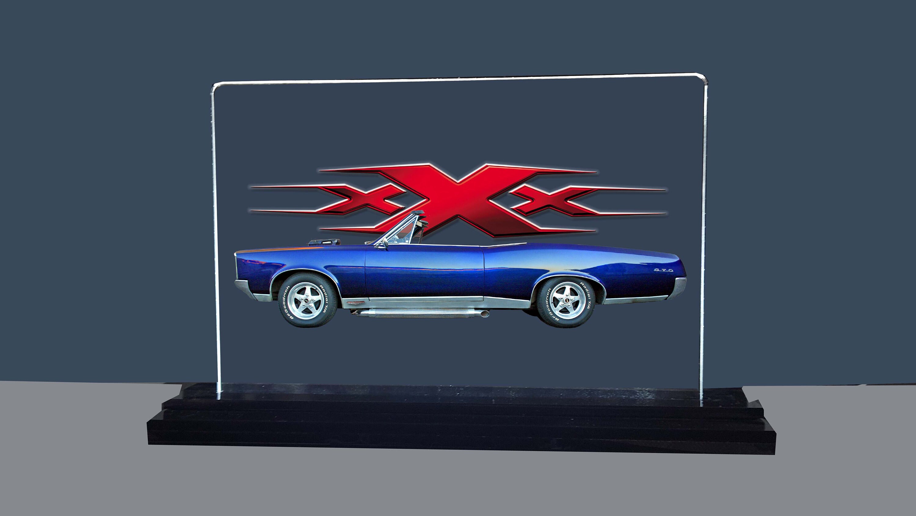 Your Car in Full Color on a UV Printed Acrylic LED Edge Lit Sign - Etsy