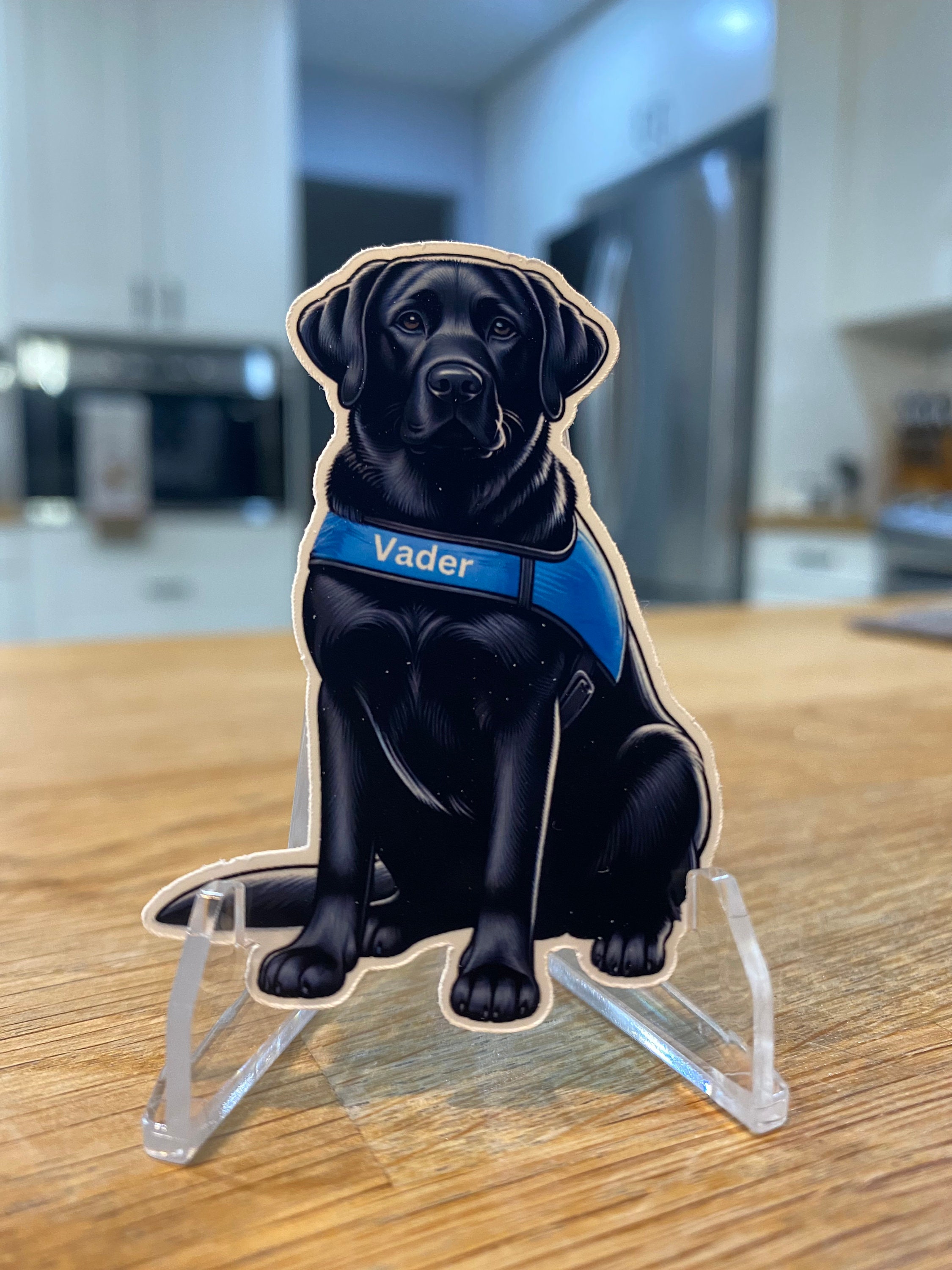 Customized Dog Sticker, Personalized Yellow Lab, Red Lab or Black Lab ...