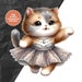 Dancing Cat With Classic Outfits, Cat Dance With Glittery Dress and a ...