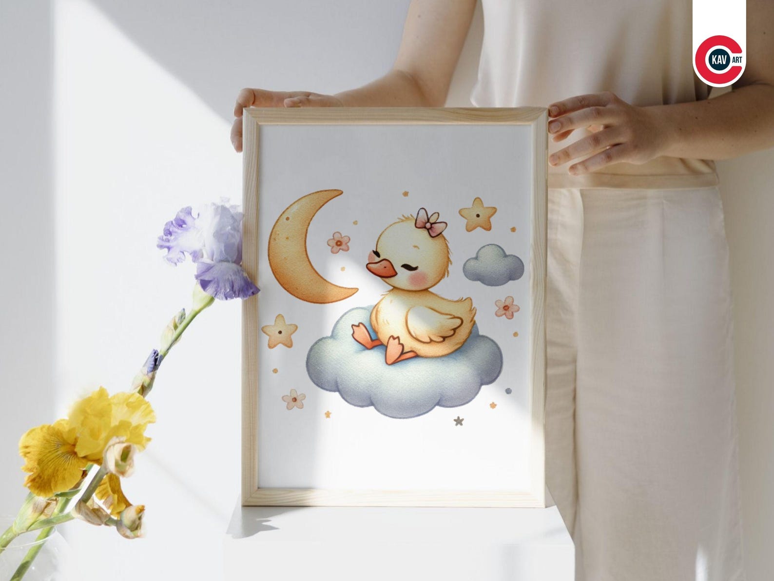 Nursery Duck Clipart, Baby Animal PNG, Scrapbooking, Sublimation ...