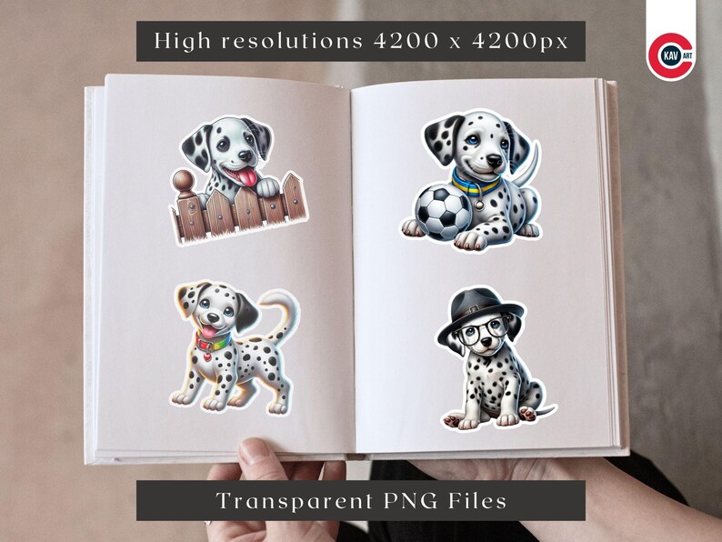 Dalmatian Puppy Watercolor Clipart, Cute Dalmatian Puppy, Baby ...