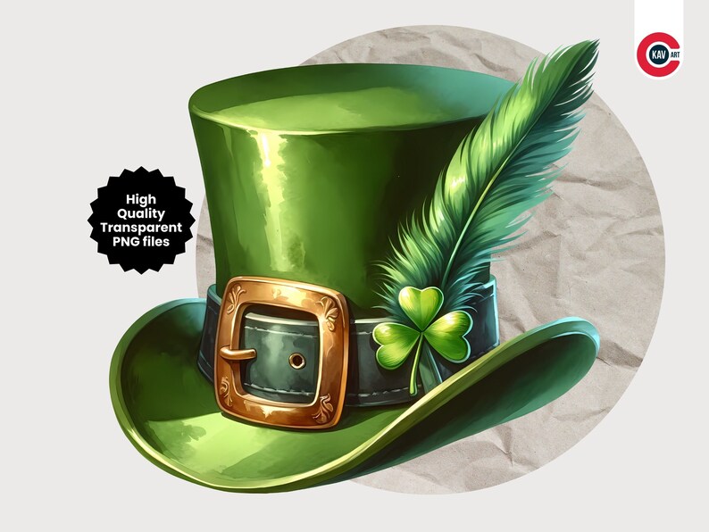 Saint Patrick's Day Clipart Bundle, Festive Png Graphics, St Patrick's Graphics, Transparent ...