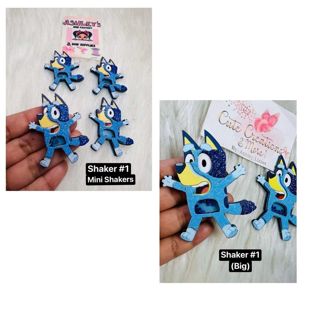 Blue Shakers / Centers - Etsy