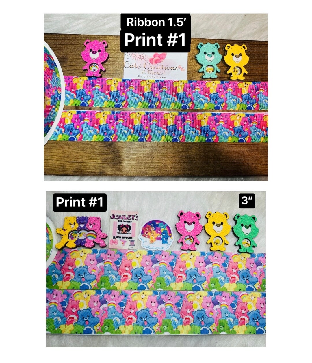 Cute Bears Ribbon/shakers/resins - Etsy