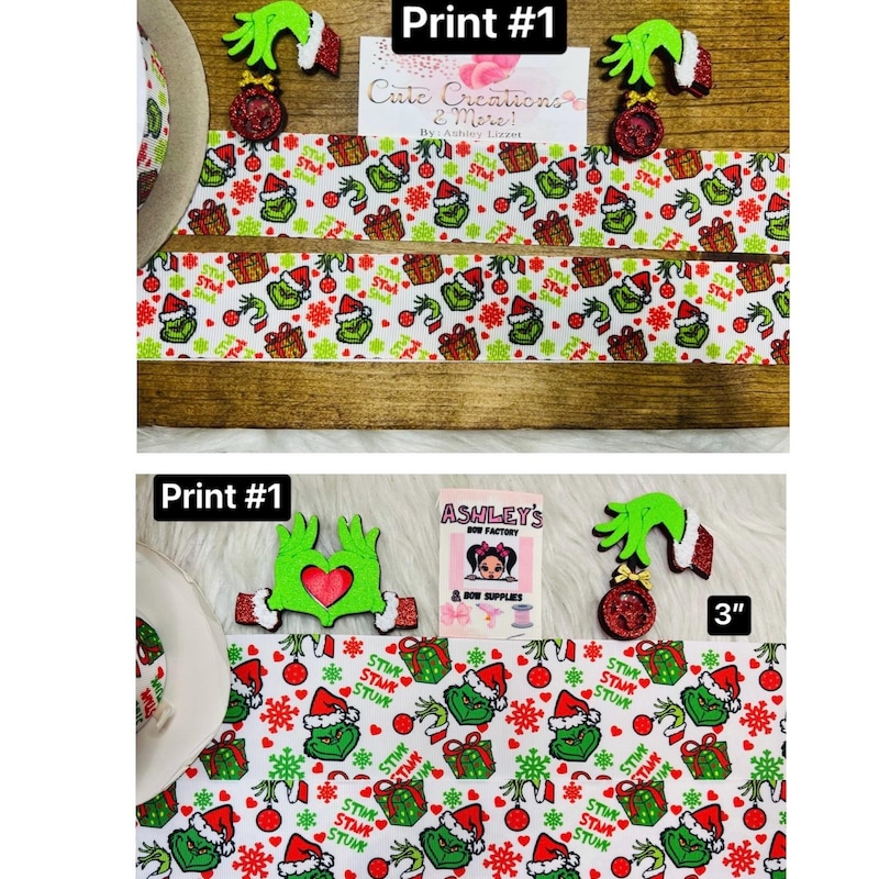 Grinch Ribbon - Etsy