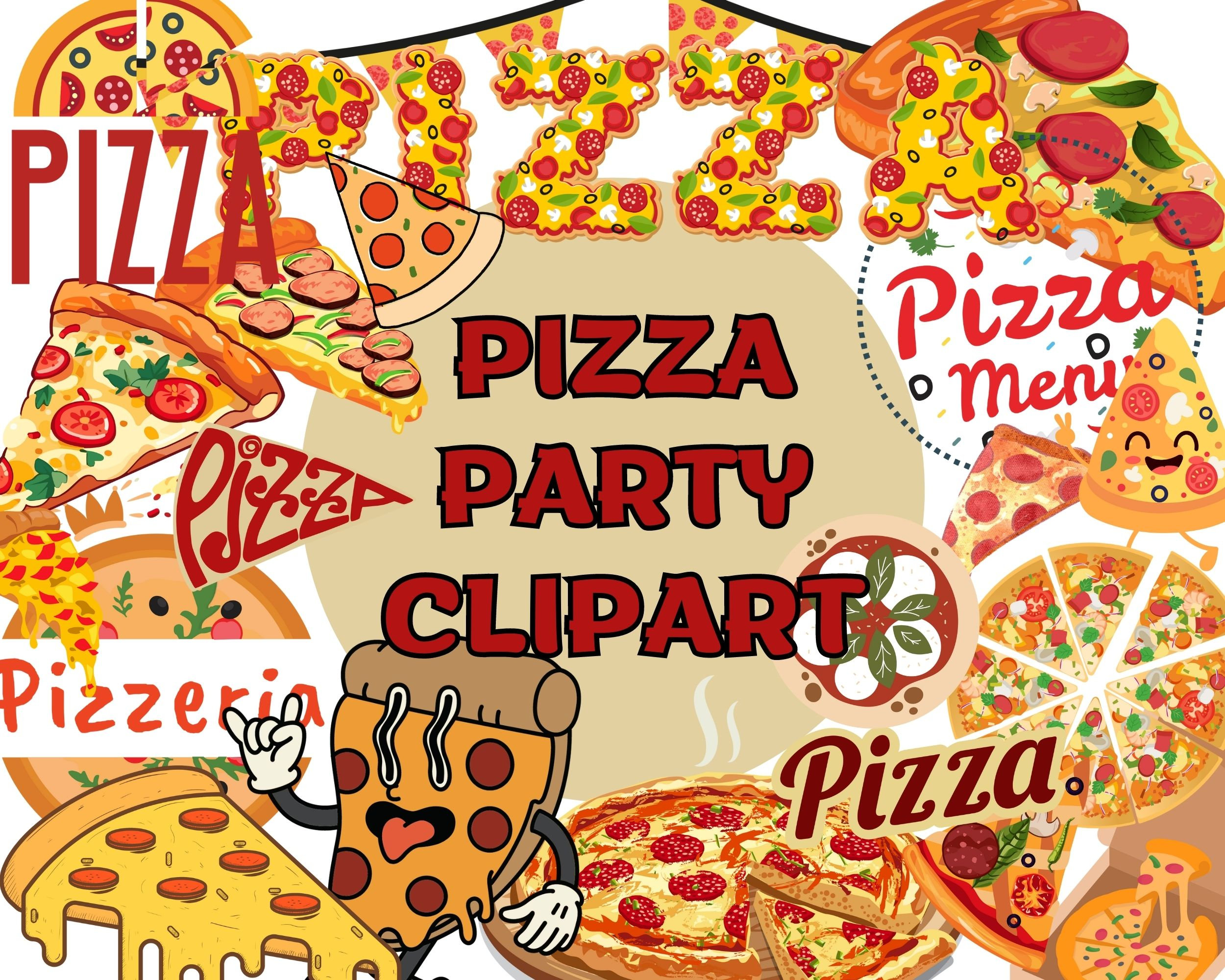 Clip Art Pizza Party