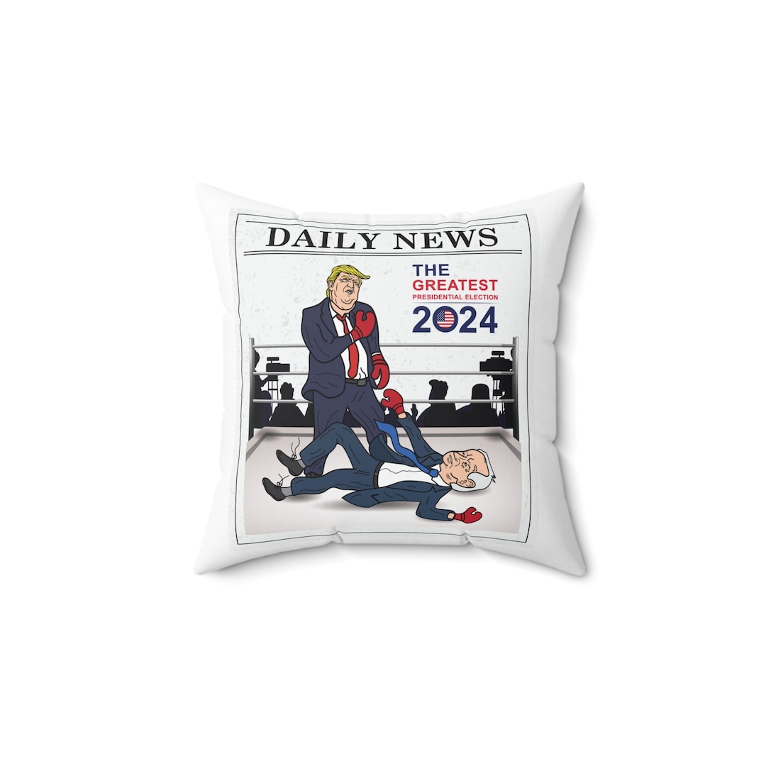 TRUMP 2024 Pillow, Presidential Election Home Decor, MAGA Pro Trump ...