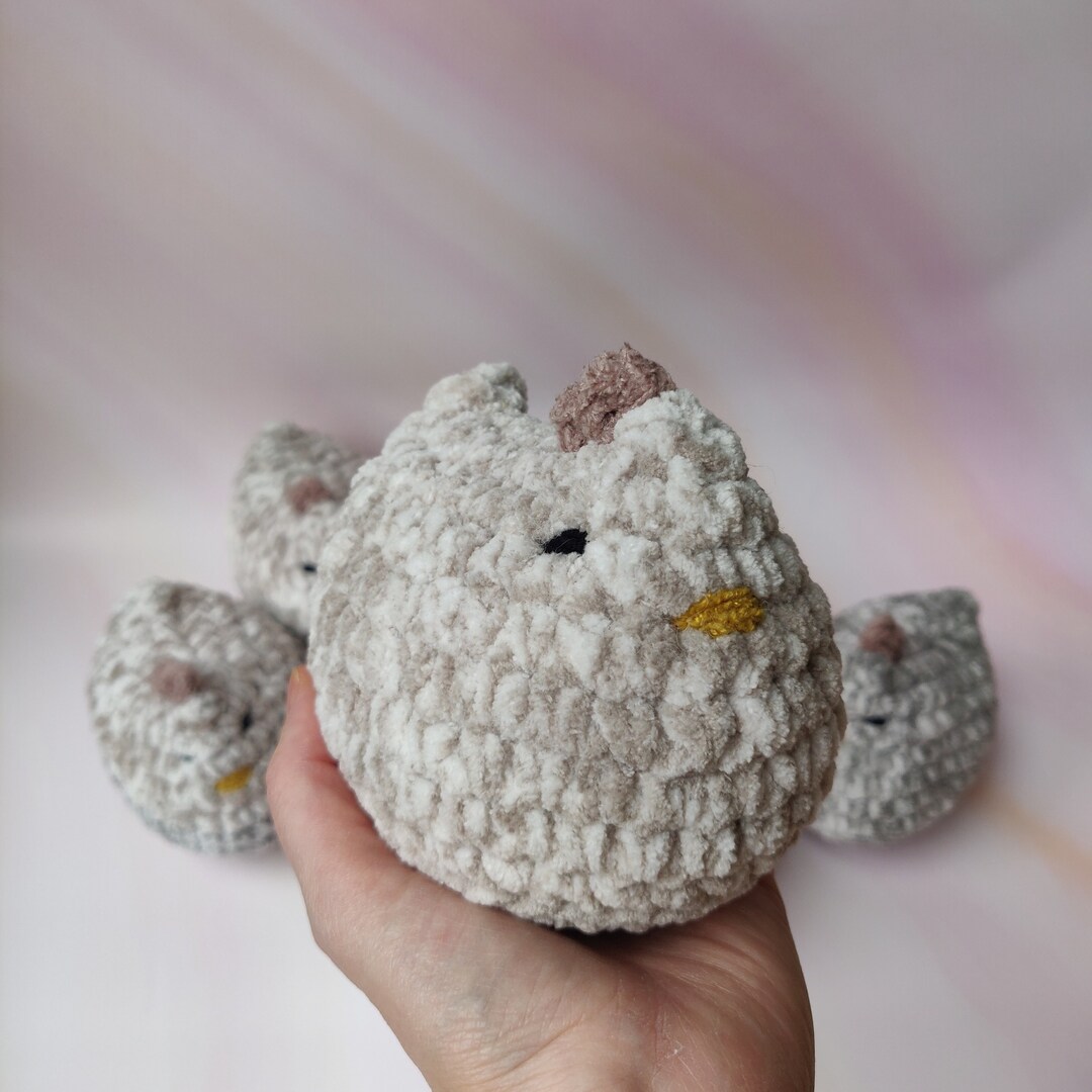 Soft and Squishy Crochet Chicken Toy - Etsy