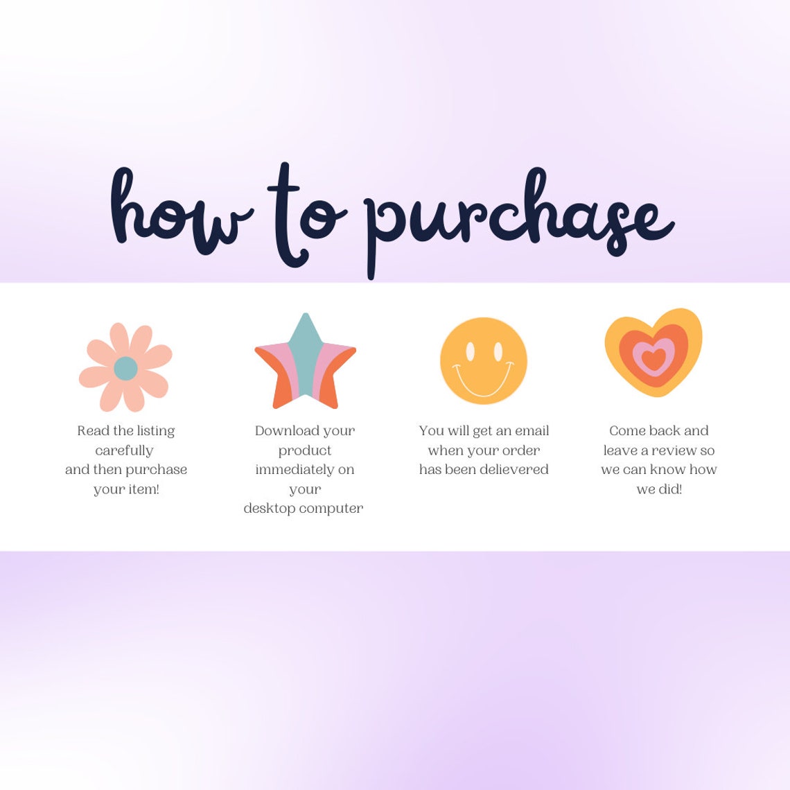 Purple Floral Bookmark Set | Kids Printable Bookmarks (digital Download ...