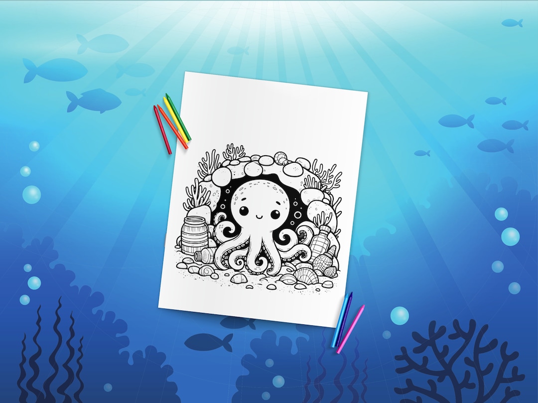 Kids Coloring Book | Shark Week | Baby Shark Coloring Pages | Digital ...