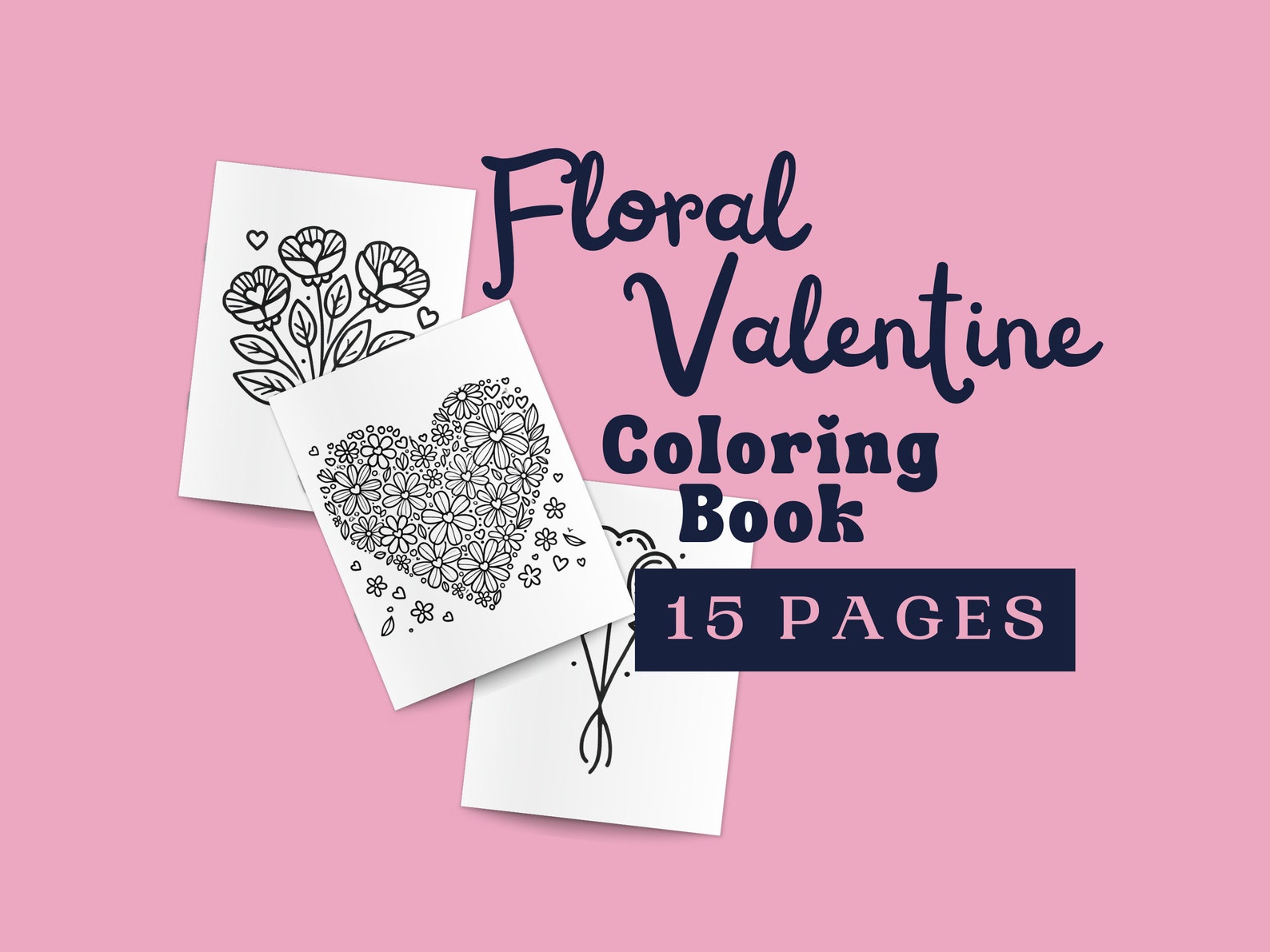 Floral Heart Coloring Pages | Hearts Coloring Pages | Floral Heart ...