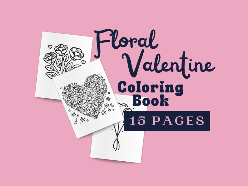Floral Heart Coloring Pages | Hearts Coloring Pages | Floral Heart ...
