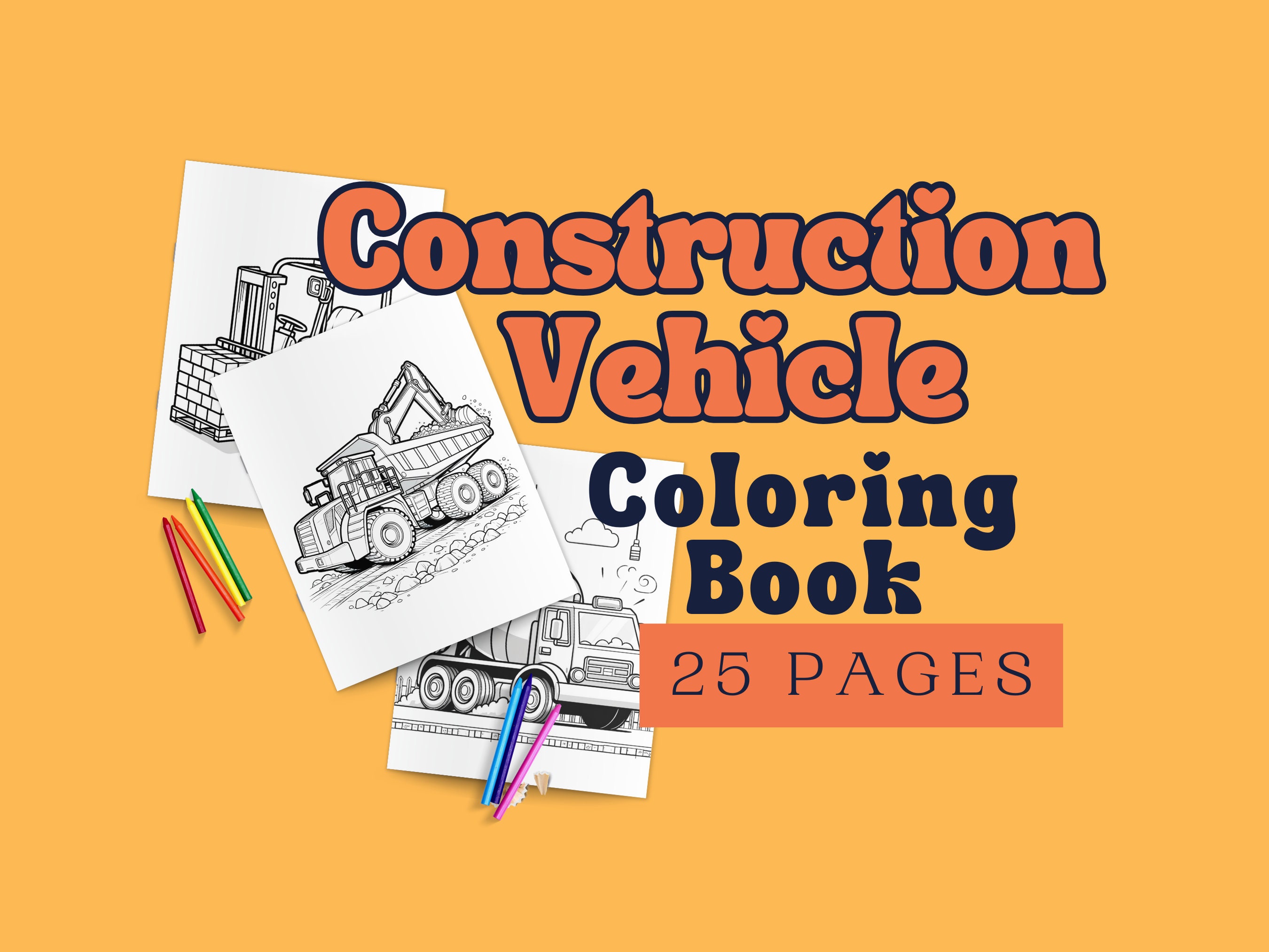 Construction Trucks Coloring Pages | Printable Coloring Pages for Kids ...