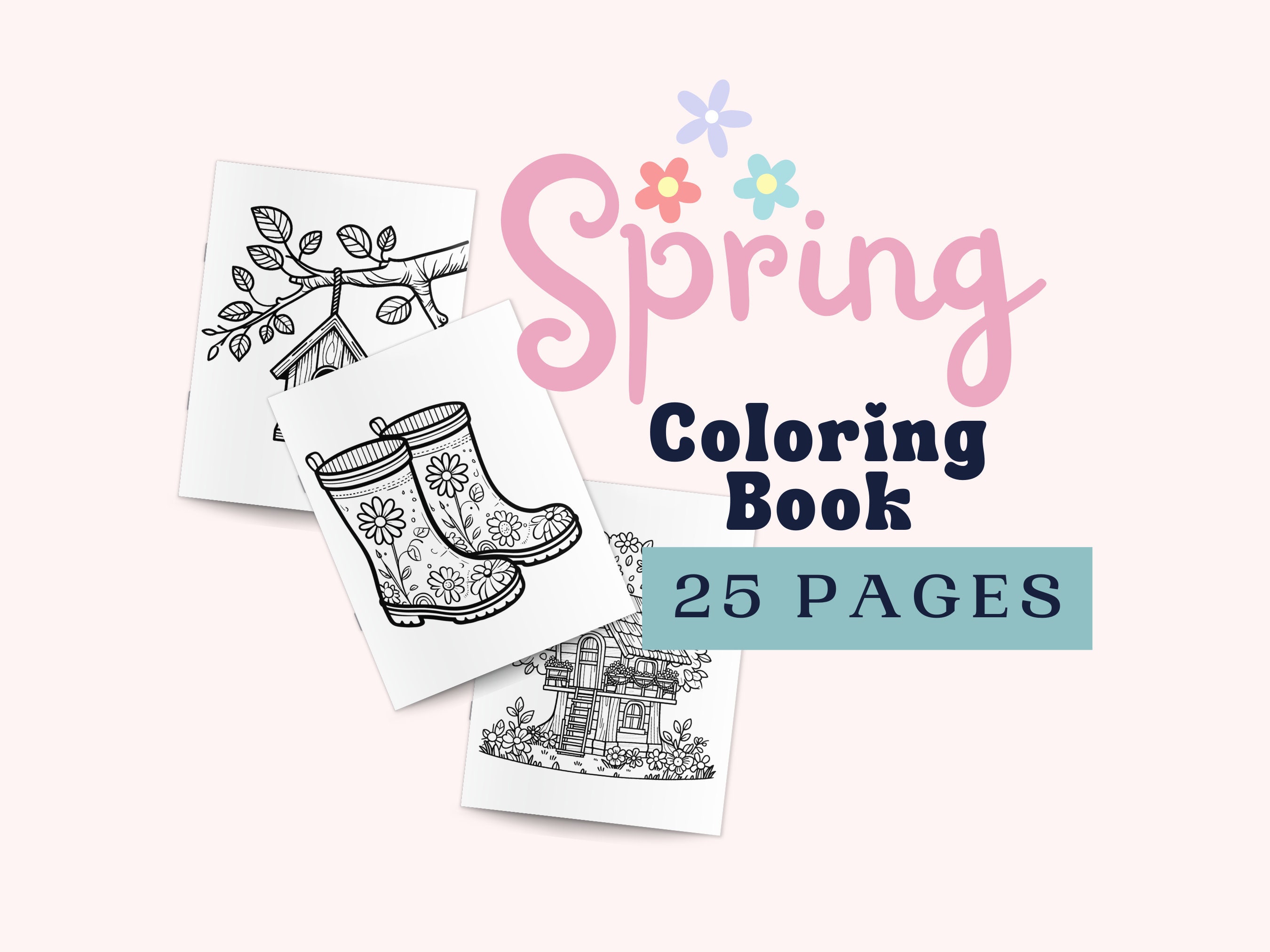 Spring Coloring Book | Seasons Coloring Pages | Kids Coloring Pages ...