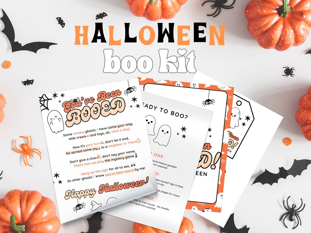 You've Been Booed | We've Been Booed | Halloween Printable | Halloween ...