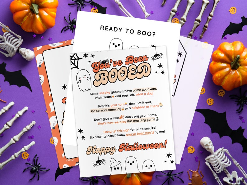 You've Been Booed | We've Been Booed | Halloween Printable | Halloween ...