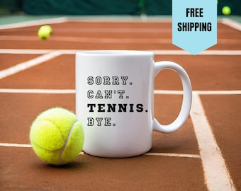 Funny Tennis Mug for Tennis Players, 'i'd Hit That' Coffee Cup With ...
