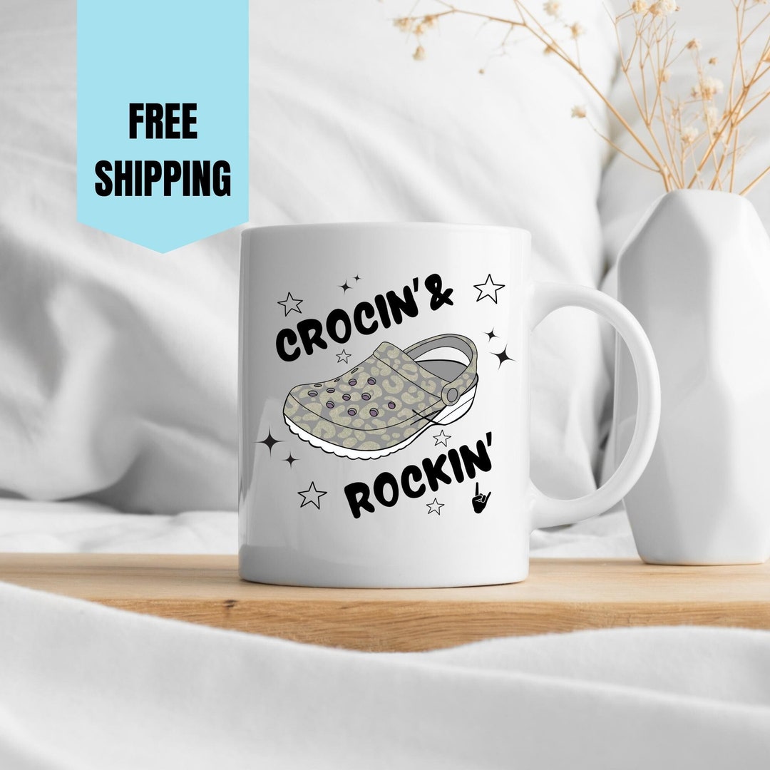 Funny Croc Mug, Secret Santa Gifts for Him, Funny Gifts, Christmas Gift ...