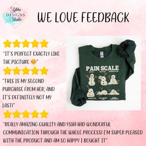 Funny Pain Scale Shirt, Christmas Nurse Sweatshirt, Medical Holiday ...