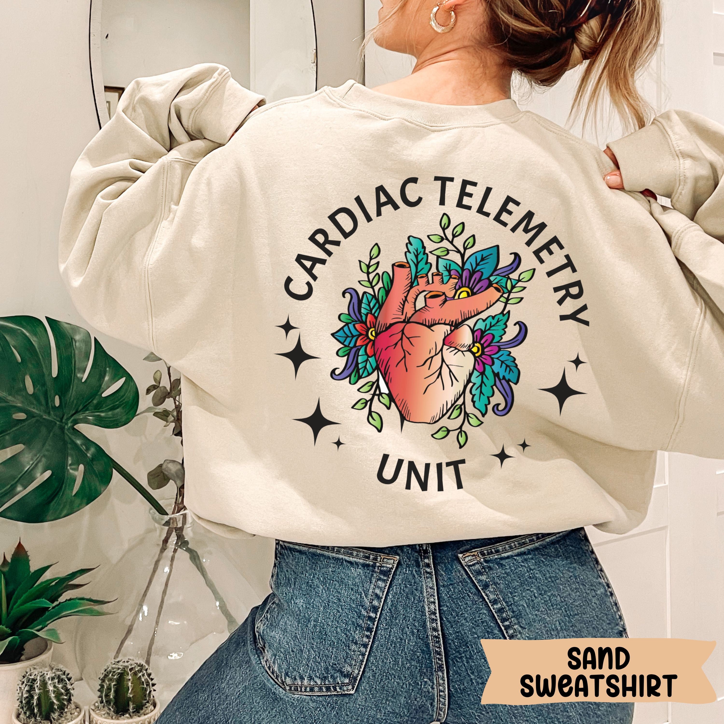 Cardiac Telemetry Unit Nurse Shirt, Cardiology Tshirt, CVICU, Cardiac ...