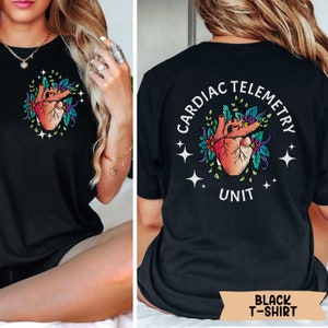 Cardiac Telemetry Unit Nurse Shirt, Cardiology Tshirt, CVICU, Cardiac ...