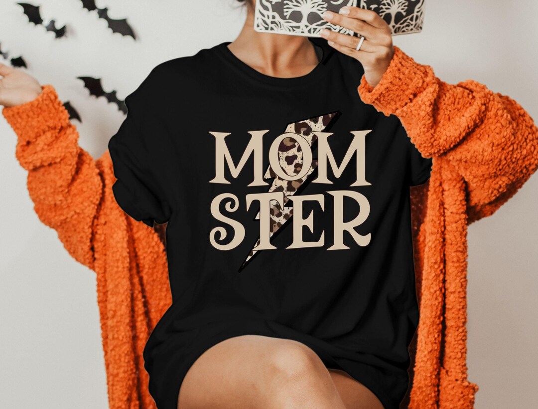 Spooky Mama Shirt, Halloween Mama Sweatshirt, Momster Tee, Halloween ...