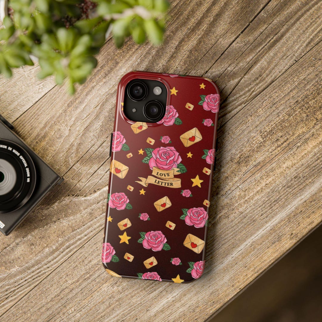 Love Letter Series, Burgundy Fade Love Tough Phone Cases - Etsy