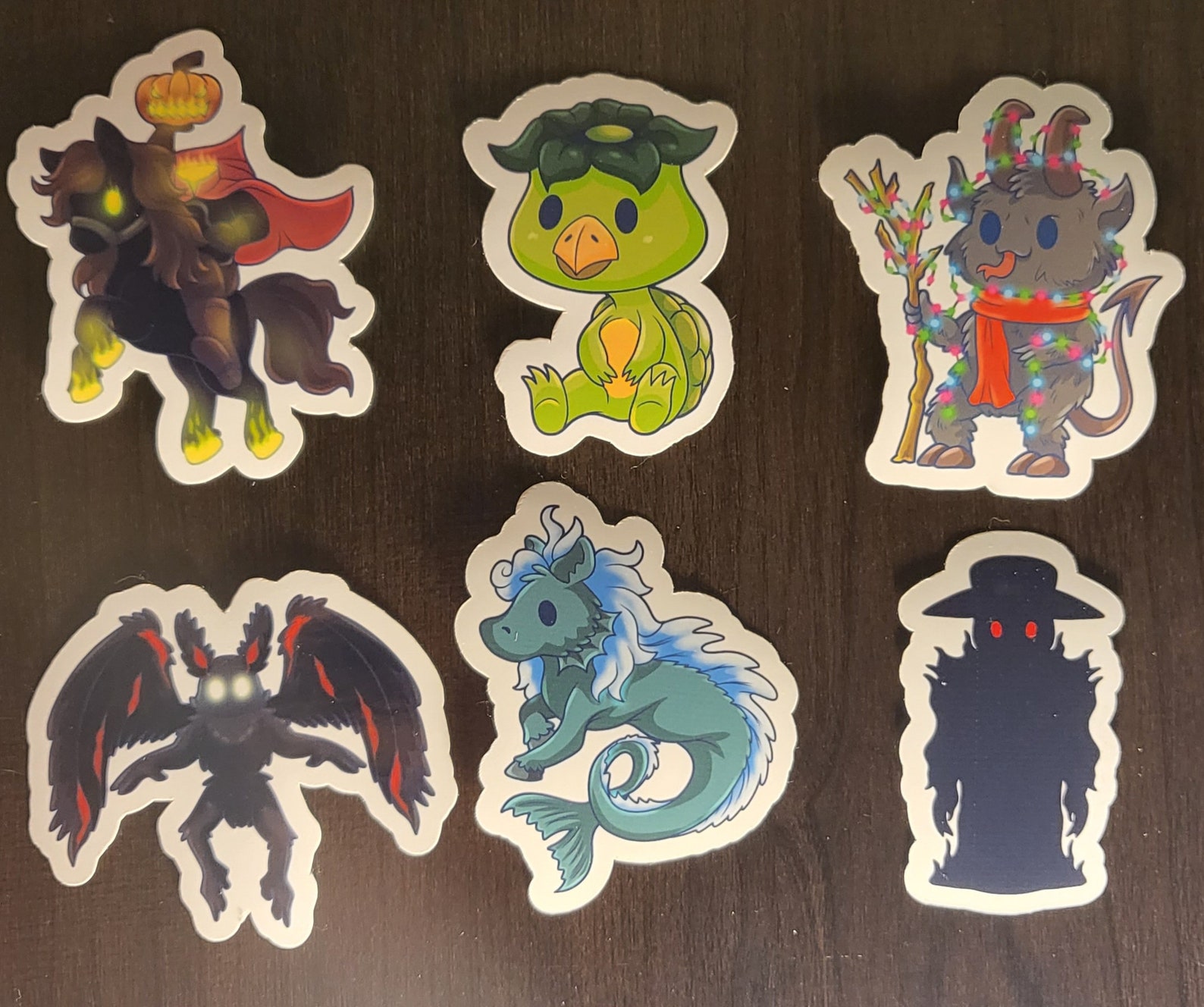 31 Adorable Cryptid Matte Vinyl Variety Sticker Collection ...