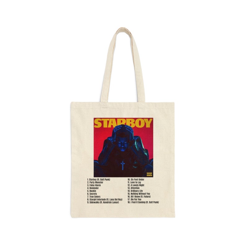 The Weeknd 'starboy Album Tote Bag - Etsy