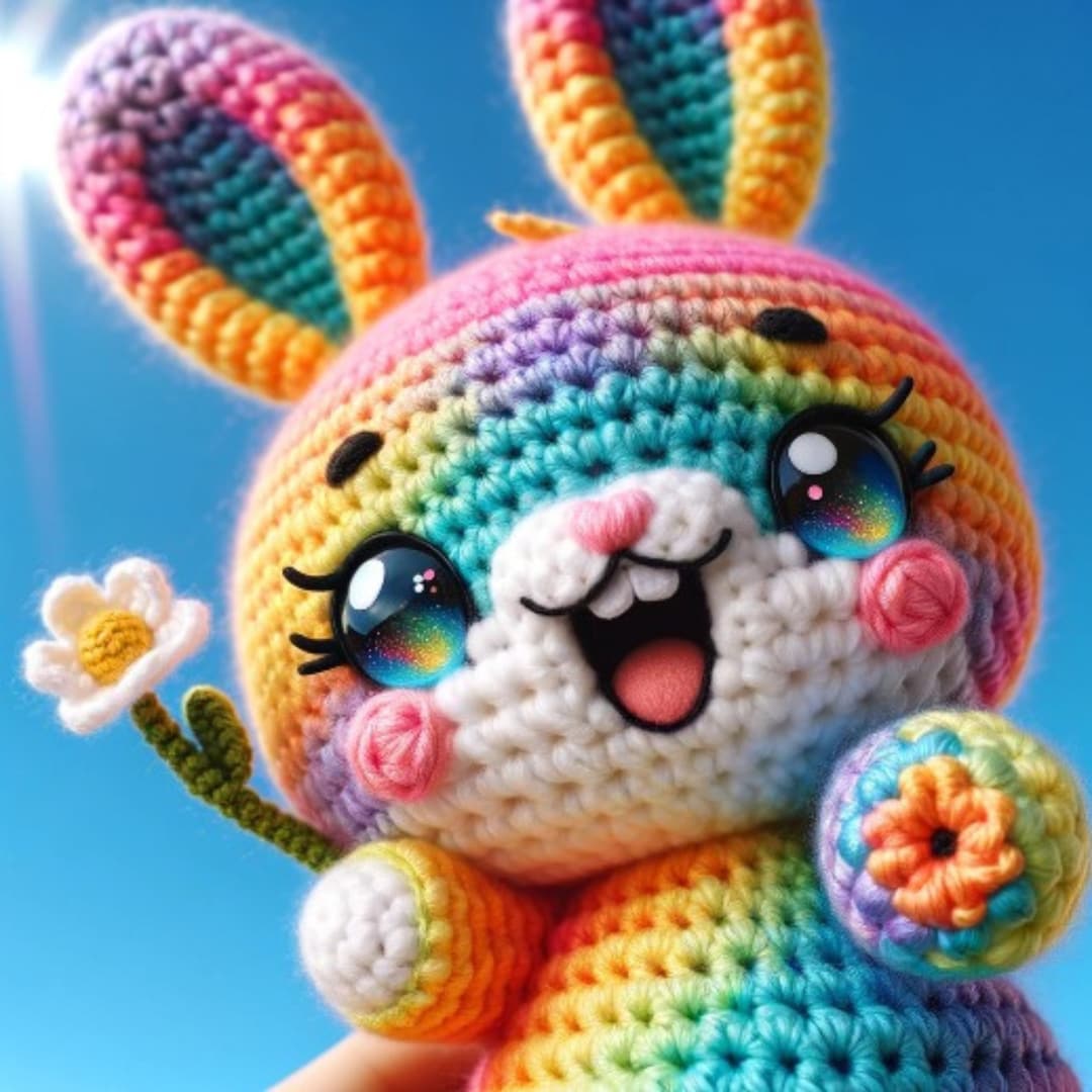 Bunni Kawaii Cuddles: Crochet Pattern Bunny Kawaii Crochet Handmade ...