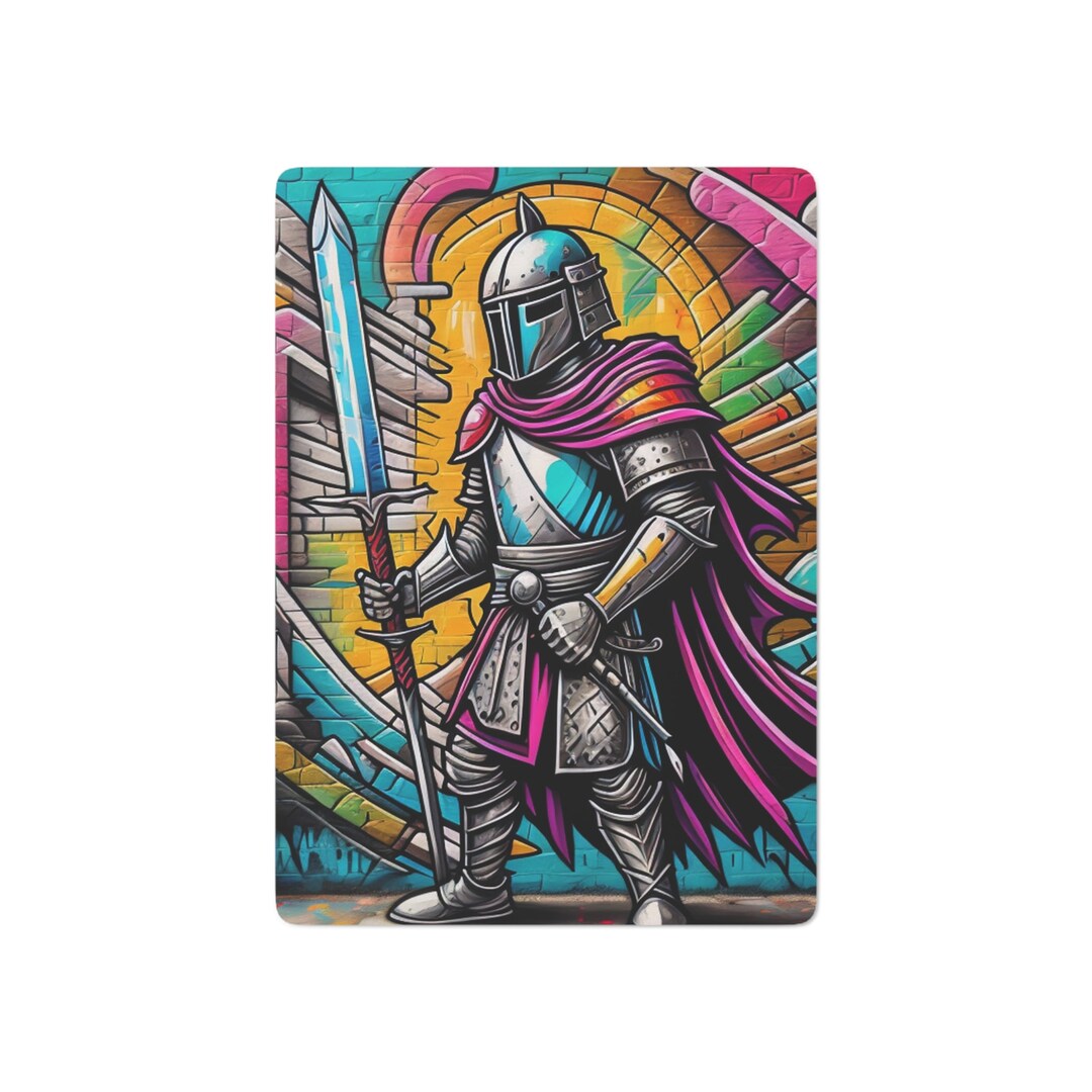 Comicbook Knight Custom Poker Cards - Etsy