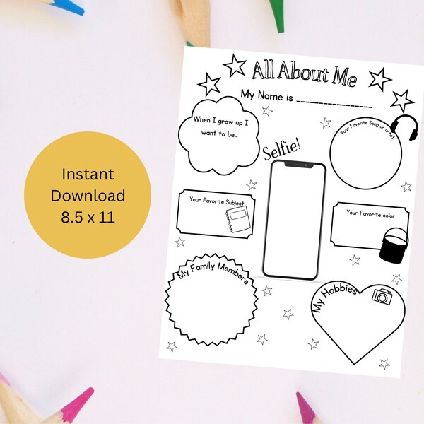 All About Me High School - Etsy