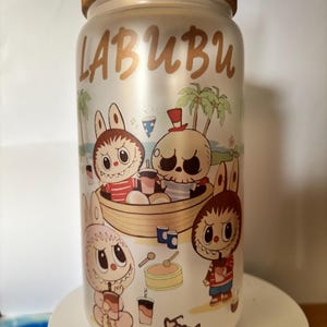 Labubu the Monsters Glass Tumblr - Etsy