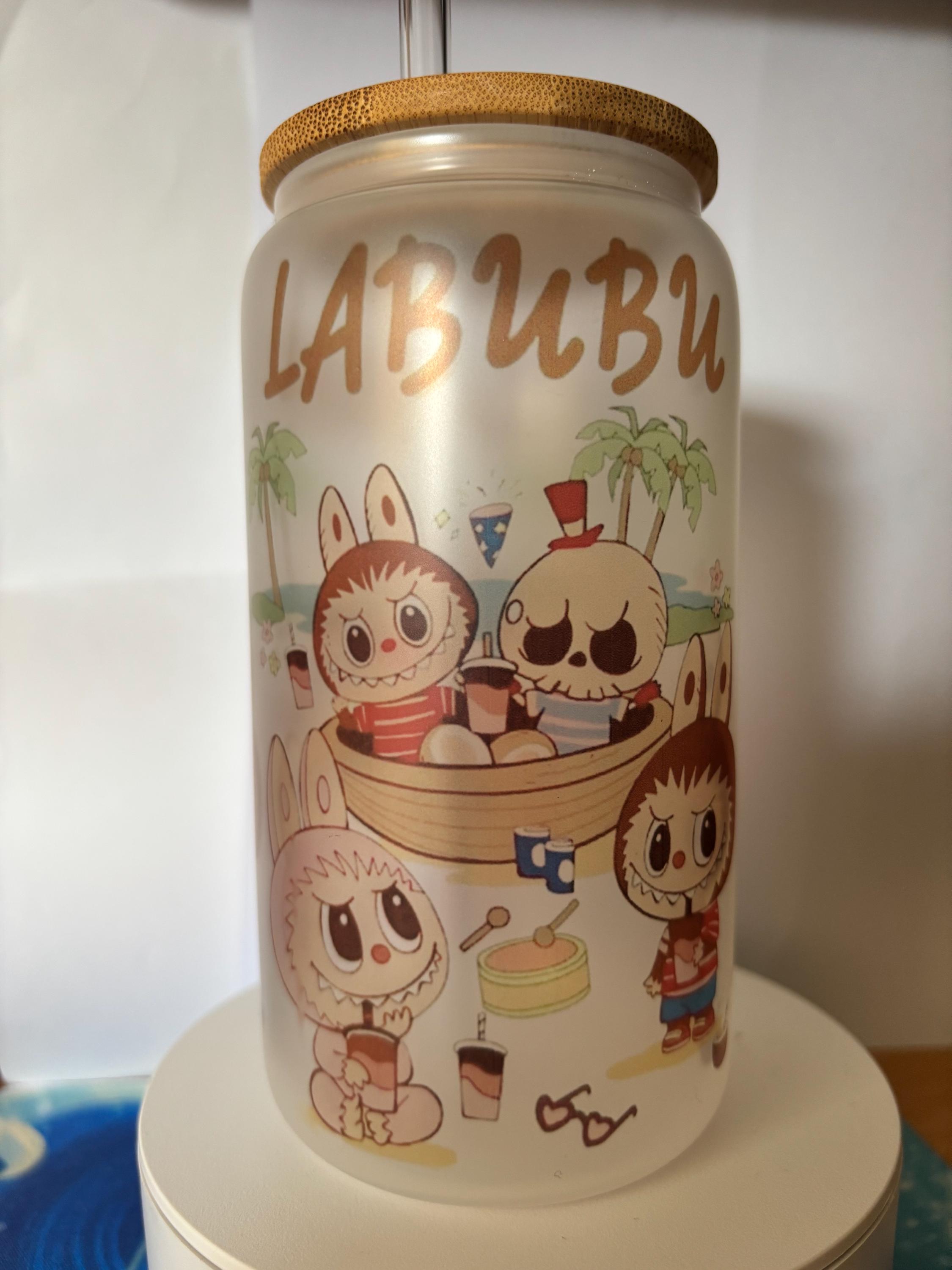 Labubu the Monsters Glass Tumblr - Etsy