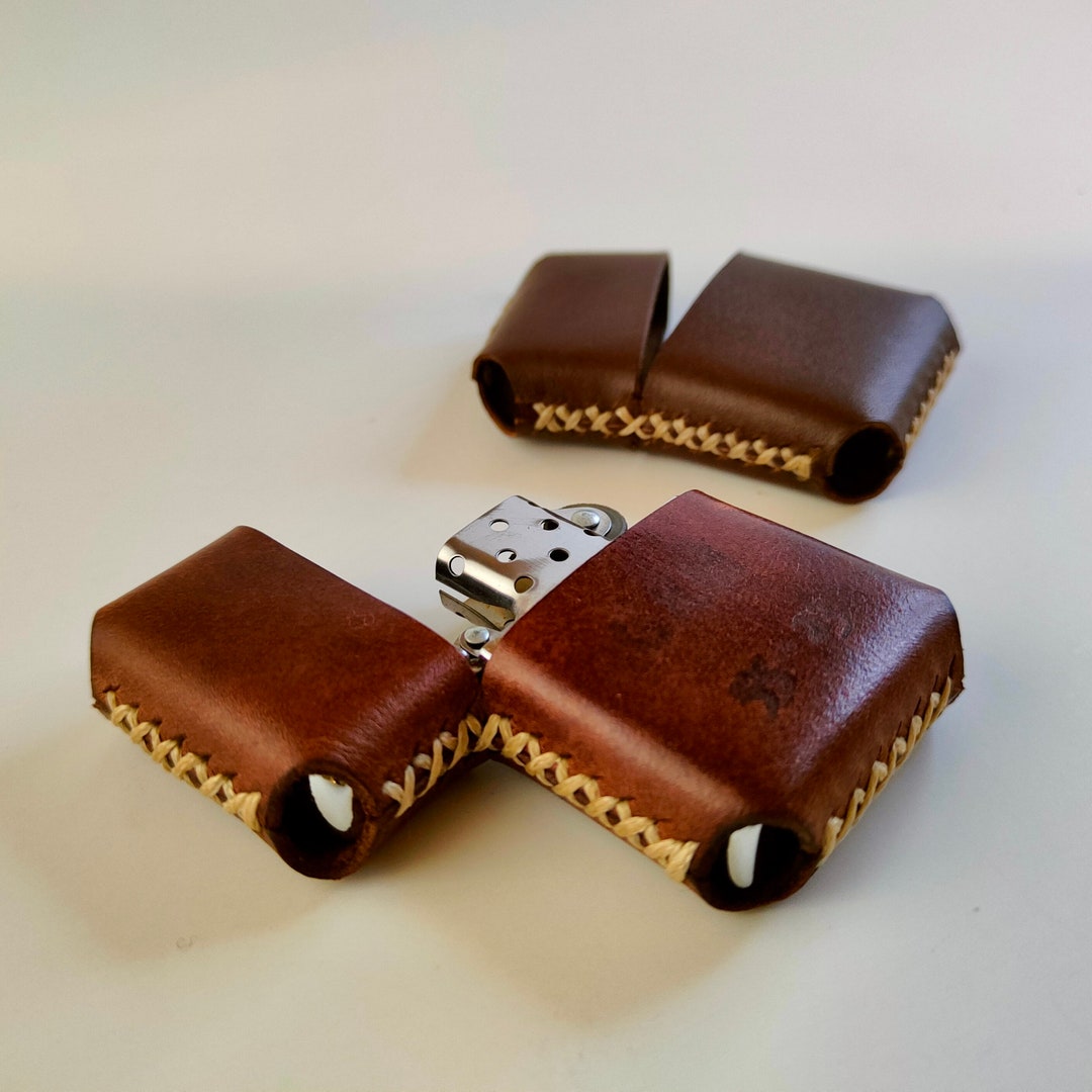 Leather Zippo Case, Zippo Case, Leather Zippo Cover, Zippo Cover ...